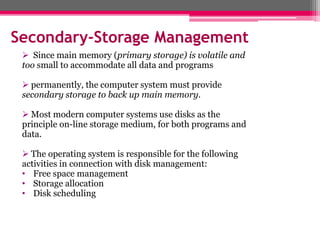 System components (os) | PPTX