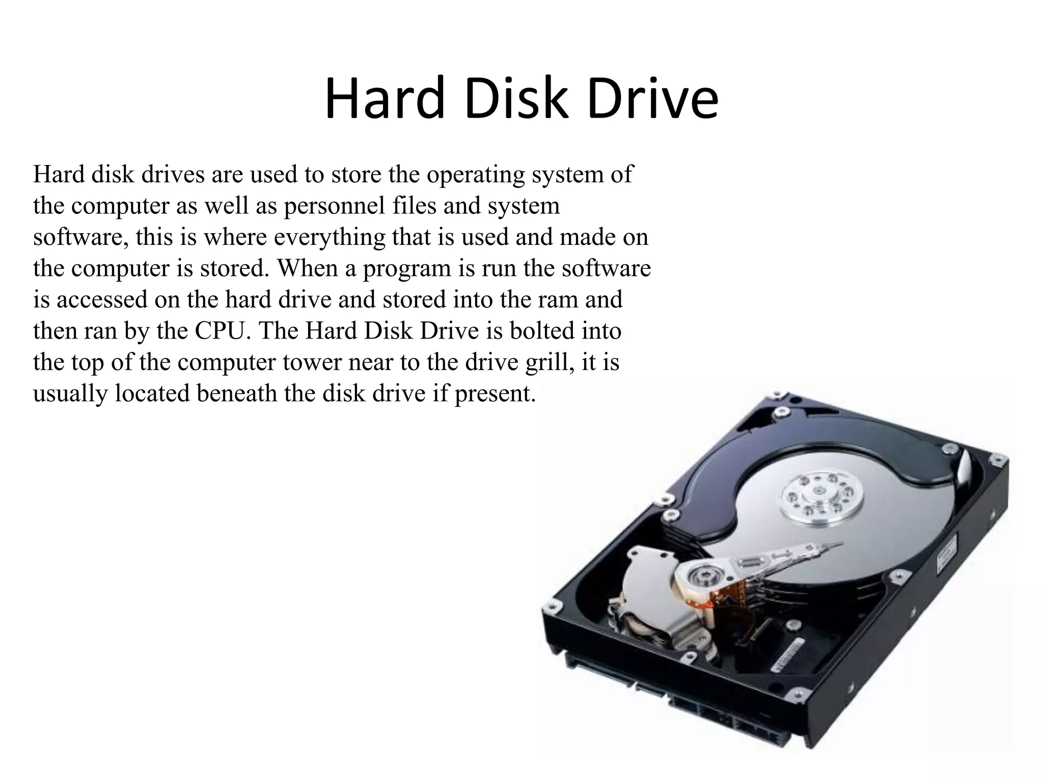 System components presentation | PPT