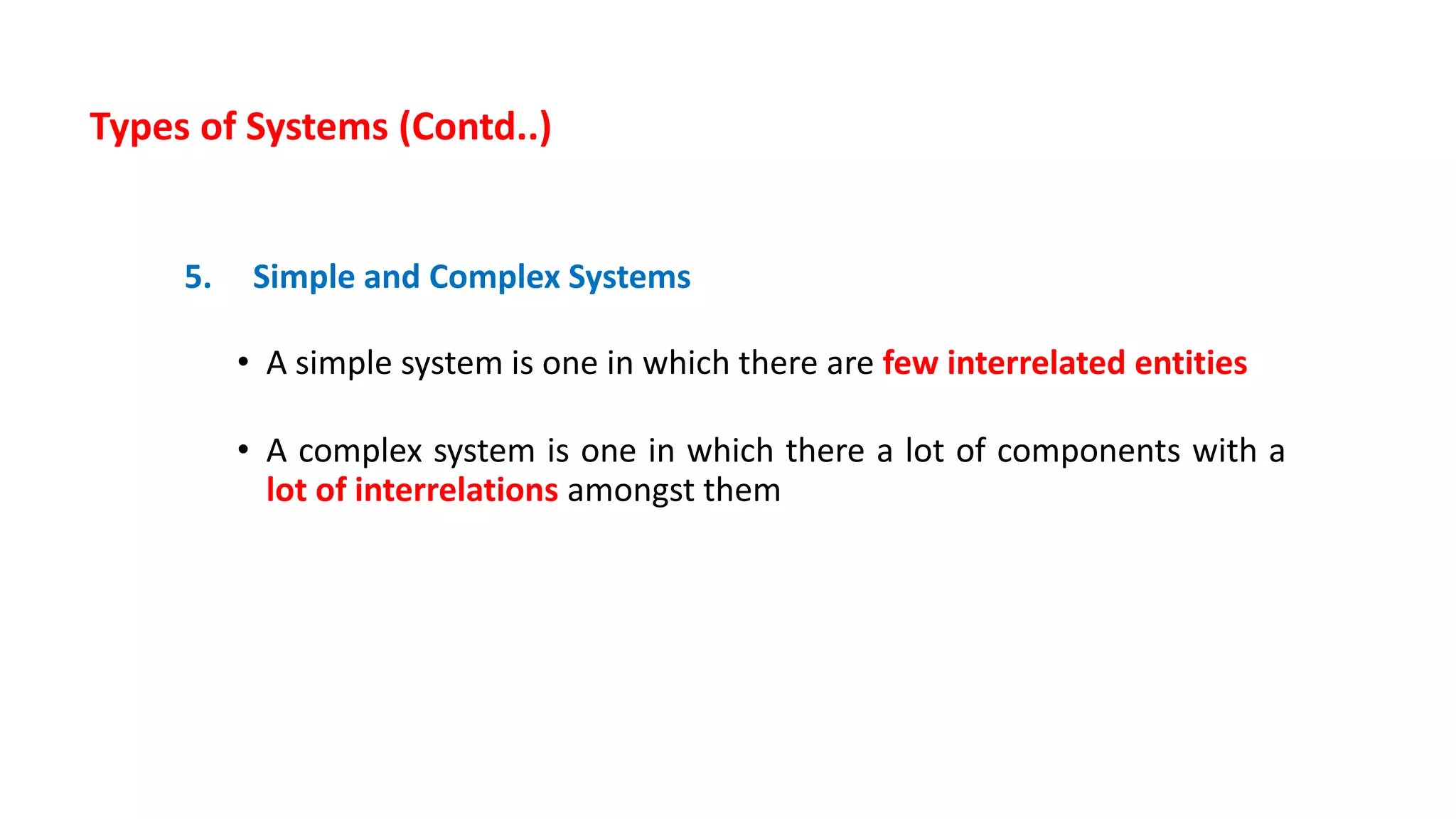 System concept in MIS | PPTX