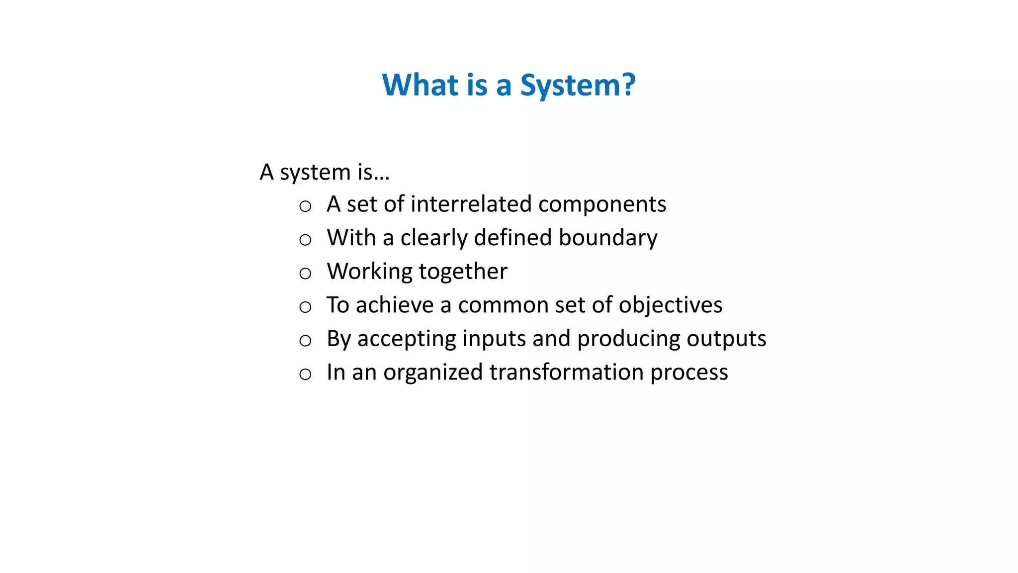 System concept in MIS | PPTX