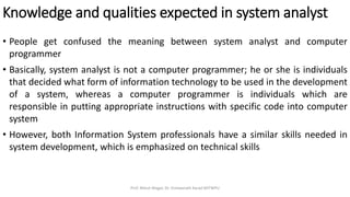 System concepts- System Analysis and design | PPT