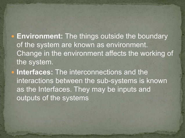 System concepts, elements and types of systems ppt | PPTX | Operating ...