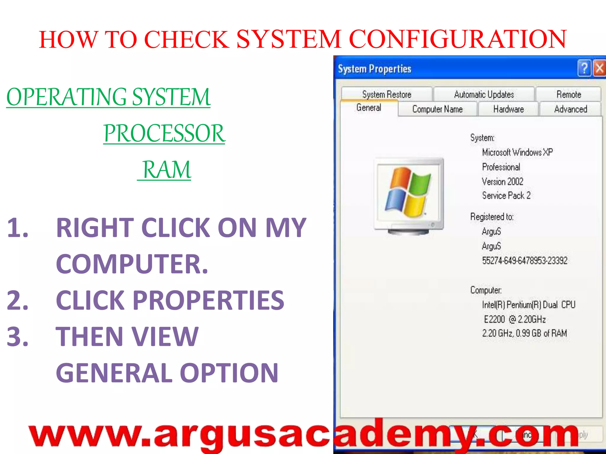 System Configuration Ppsx Operating Systems Computer Software And