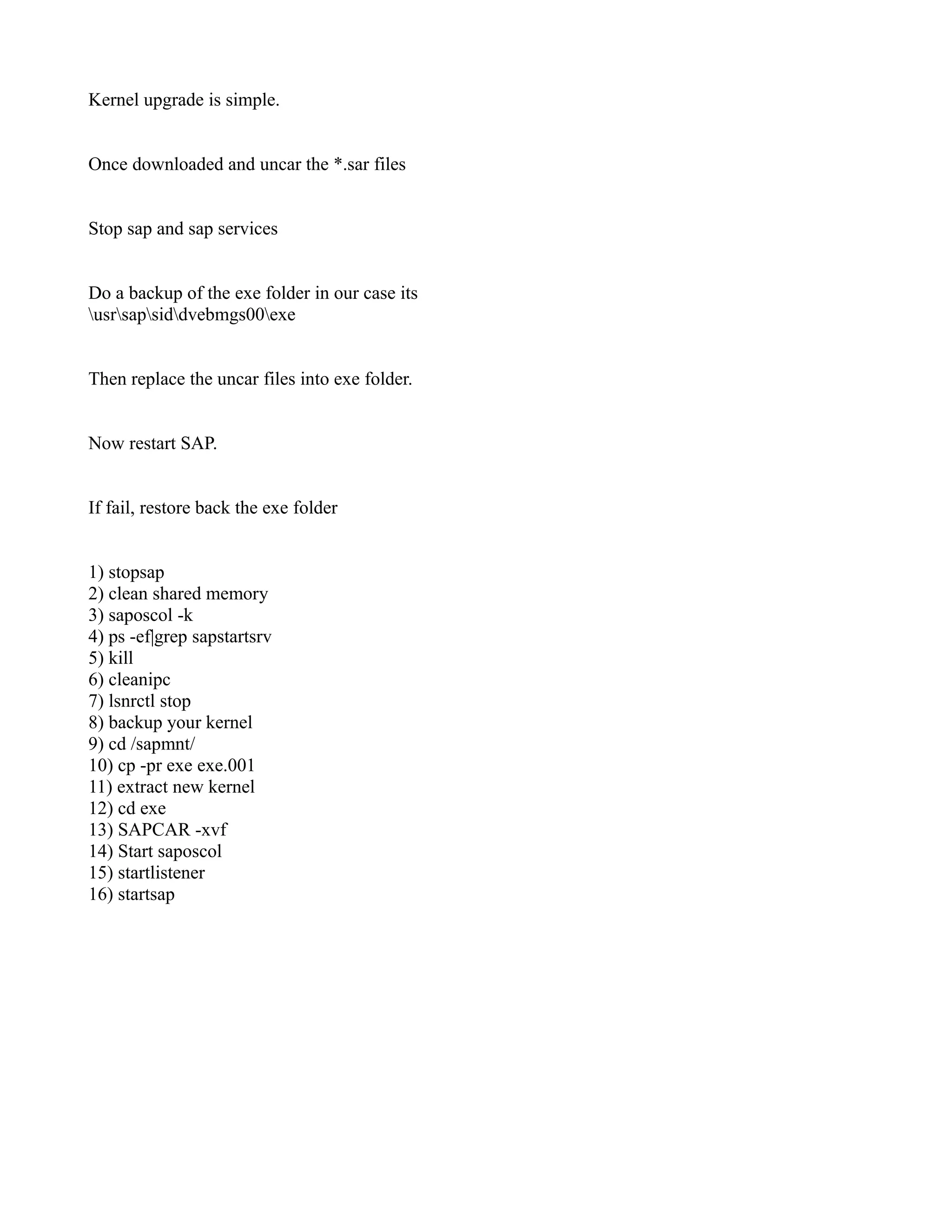 Kernel Upgrade | PDF