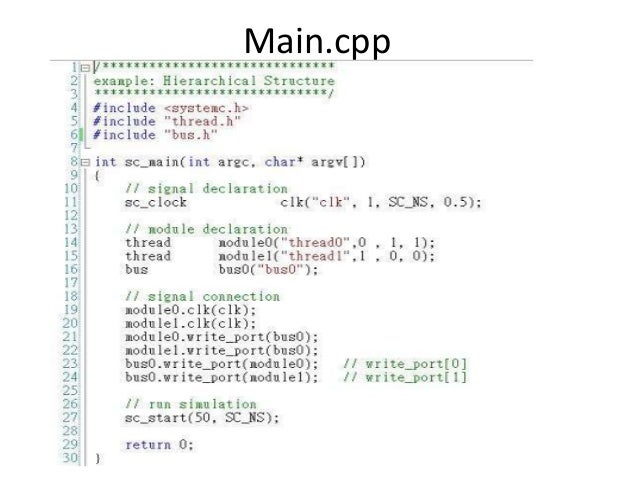 Systemc overview 2010