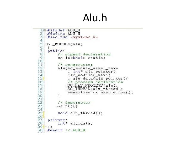 Systemc overview 2010