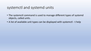 Systemd | PPTX
