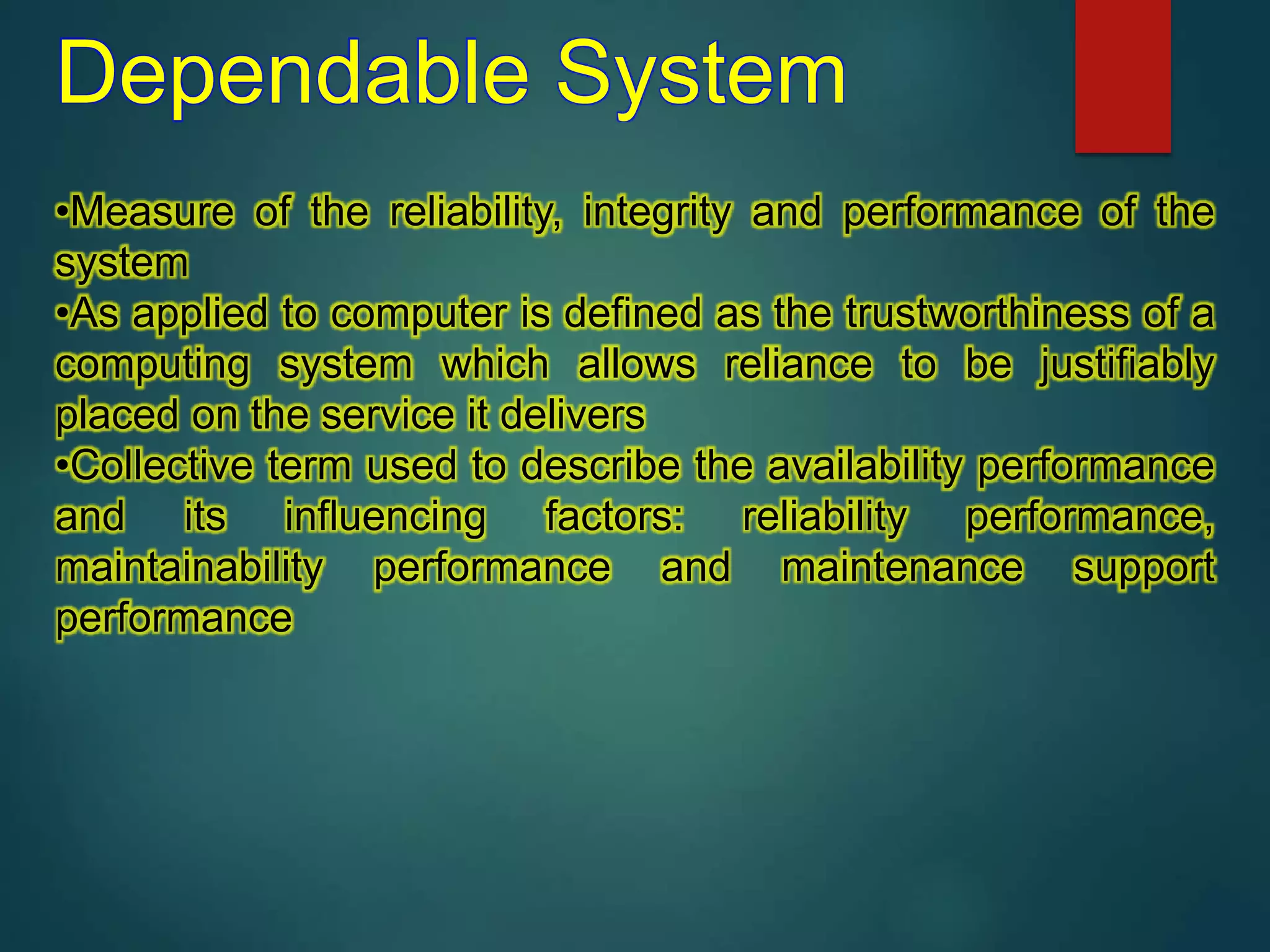 System Dependability.ppt