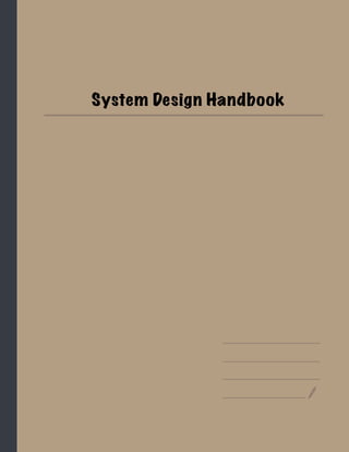 System Design.pdf | Databases | Computer Software and Applications