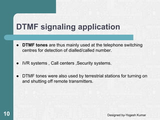 DTMF (Mobile) Based Automation | PPT