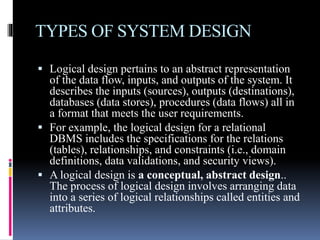System design and Implementation NOTES.pptx