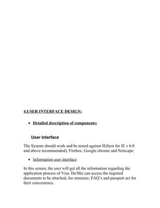 System design document visa | DOC