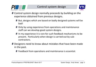 PROFIBUS and PROFINET system design for the process industry - Andy ...