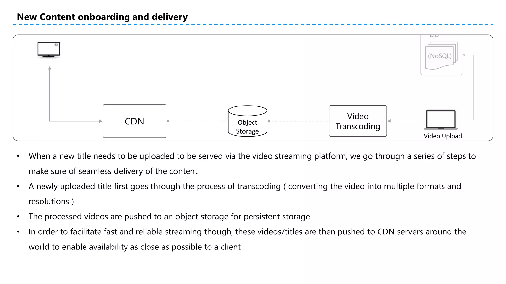 System design for video streaming service | PPTX