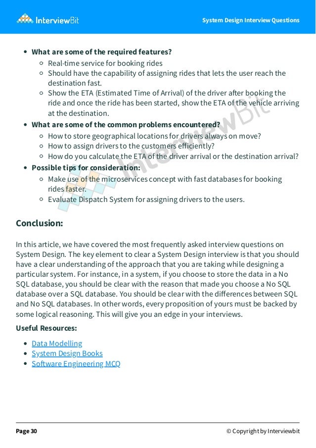 Top System Design Interview Questions | PDF