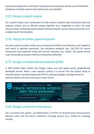 System Design Interview Questions PDF By ScholarHat | PDF