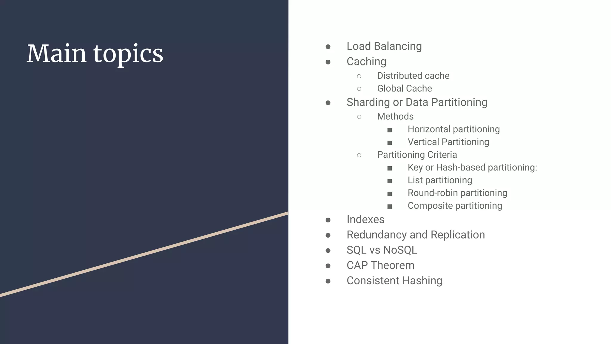 System design interview prep | PPT