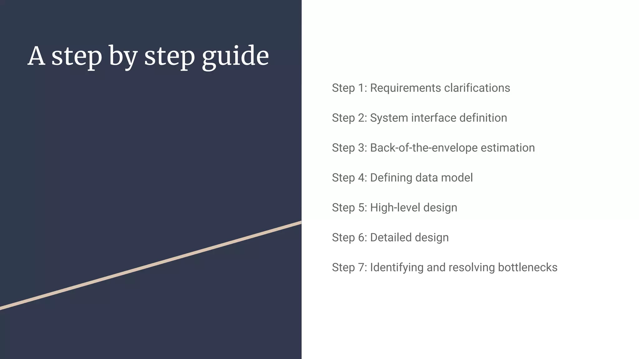 System design interview prep | PDF