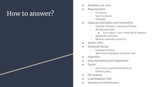 System design interview prep | PDF