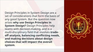 system design principles a grabe sadasdasd aning | PPTX