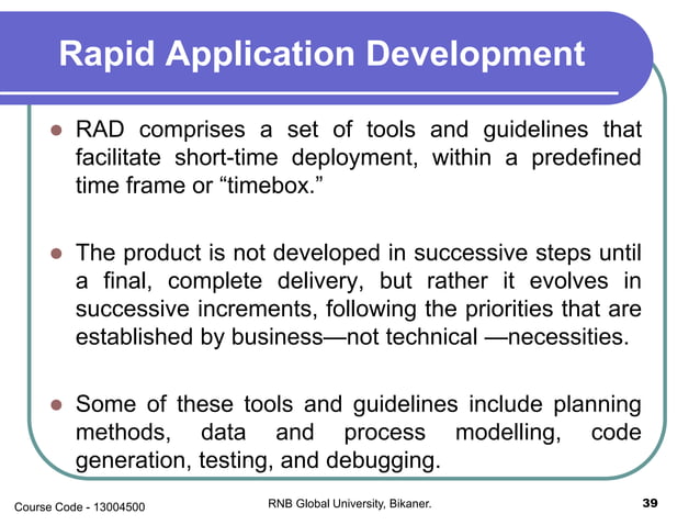System development approaches | PPSX