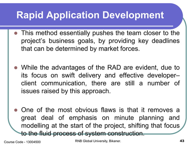 System development approaches | PPSX