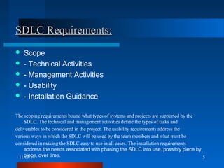 System development life cycle | PPT