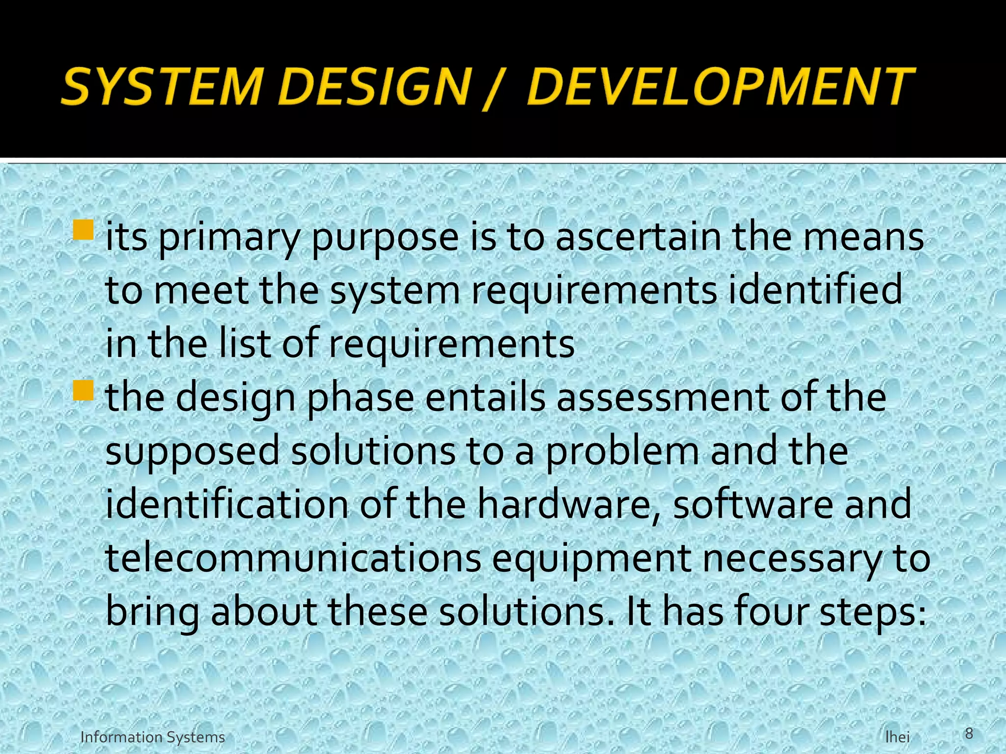 System development life cycle | PPT