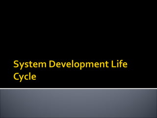 System development life cycle | PPT | Operating Systems | Computer ...