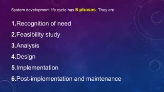 System development life_cycle | PPTX | Operating Systems | Computer ...