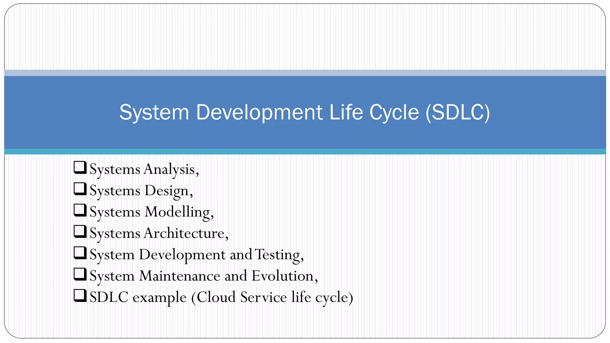 System Development Life Cycle (SDLC) | PDF