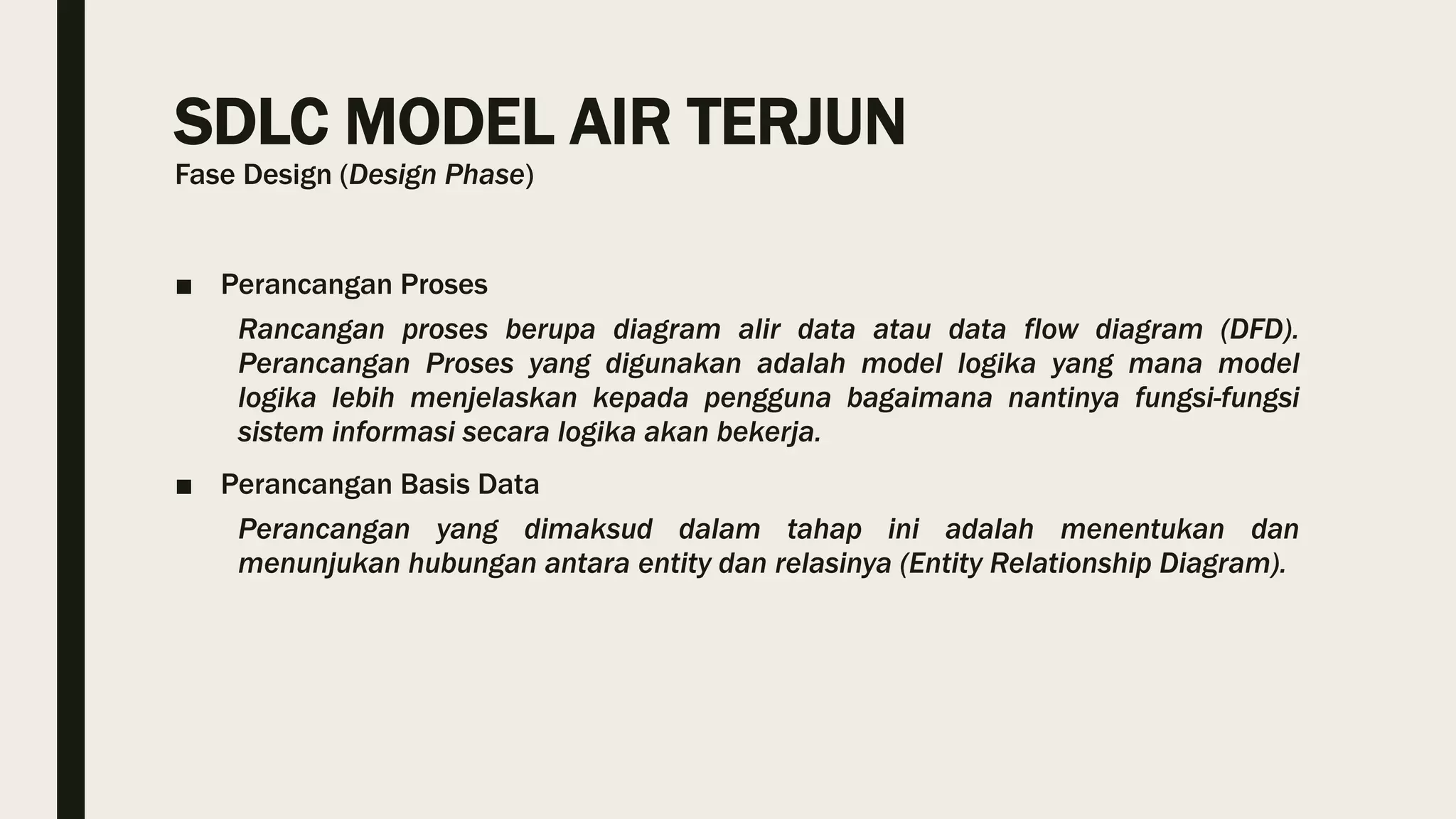 System development life cycle universitas widyatama | PPTX