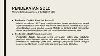 System development life cycle universitas widyatama | PPT