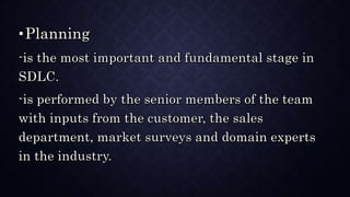 System development life cycle report | PPT