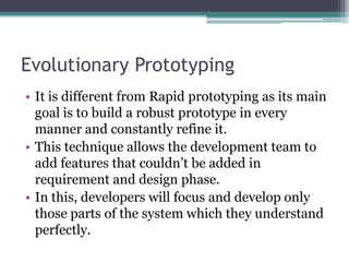 System development life cycle (sdlc) | PPTX