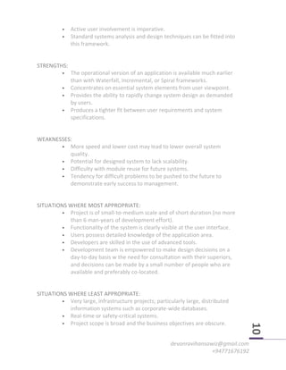 System Development Methodologies | PDF