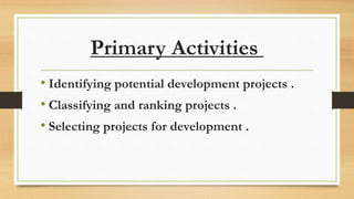 Identifying and Selecting System Development Project | PPTX