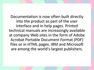 System documentation (system analysis and design) | PPTX