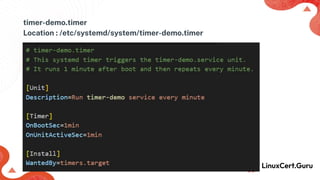 Configure and Manage Systemd Timers- RHCSA (RH134).pdf