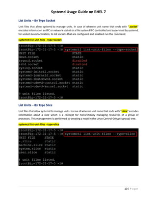 SystemD Usage Guide | PDF