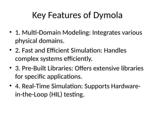 System Dymola with all the things and other | PPTX