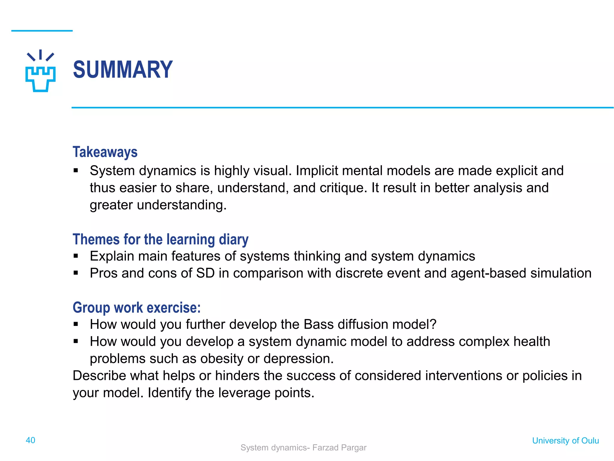System Dynamics Simulation And Modeling Social Systems Pdf