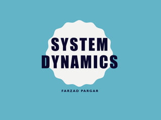 System dynamics- simulation and modeling social systems | PDF