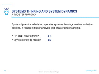 System dynamics- simulation and modeling social systems | PDF