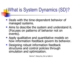 Introduction to System Dynamics | PPT