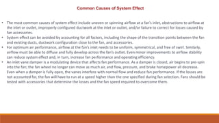 System effect on fan performance.pptx