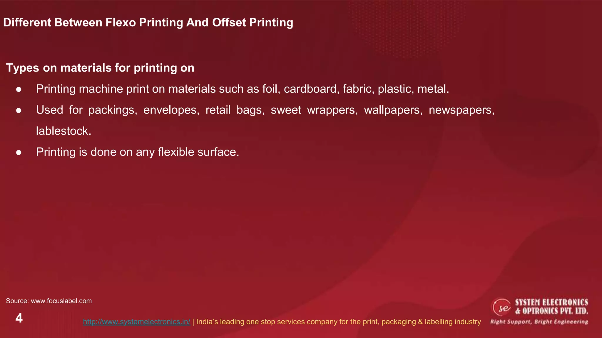 What is The Difference Between Flexo Printing & Offset Printing? | PPTX