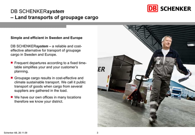 DB SCHENKERsystem eng | PPT | Rail Travel | Travel Type