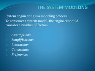 System engineering | PPTX