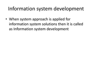 System engineering analysis and design | PPTX